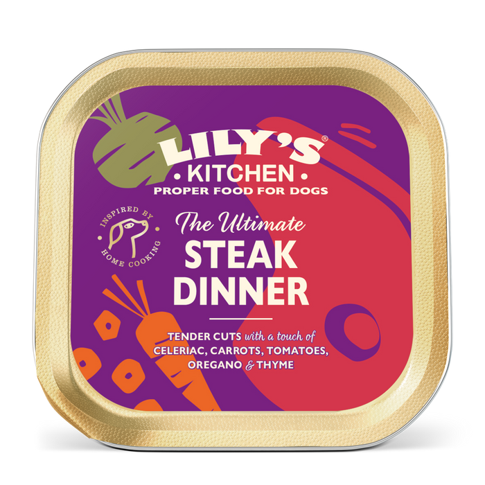 The Ultimate Steak Dinner Wet Food for Dogs (150g) | Lily's Kitchen